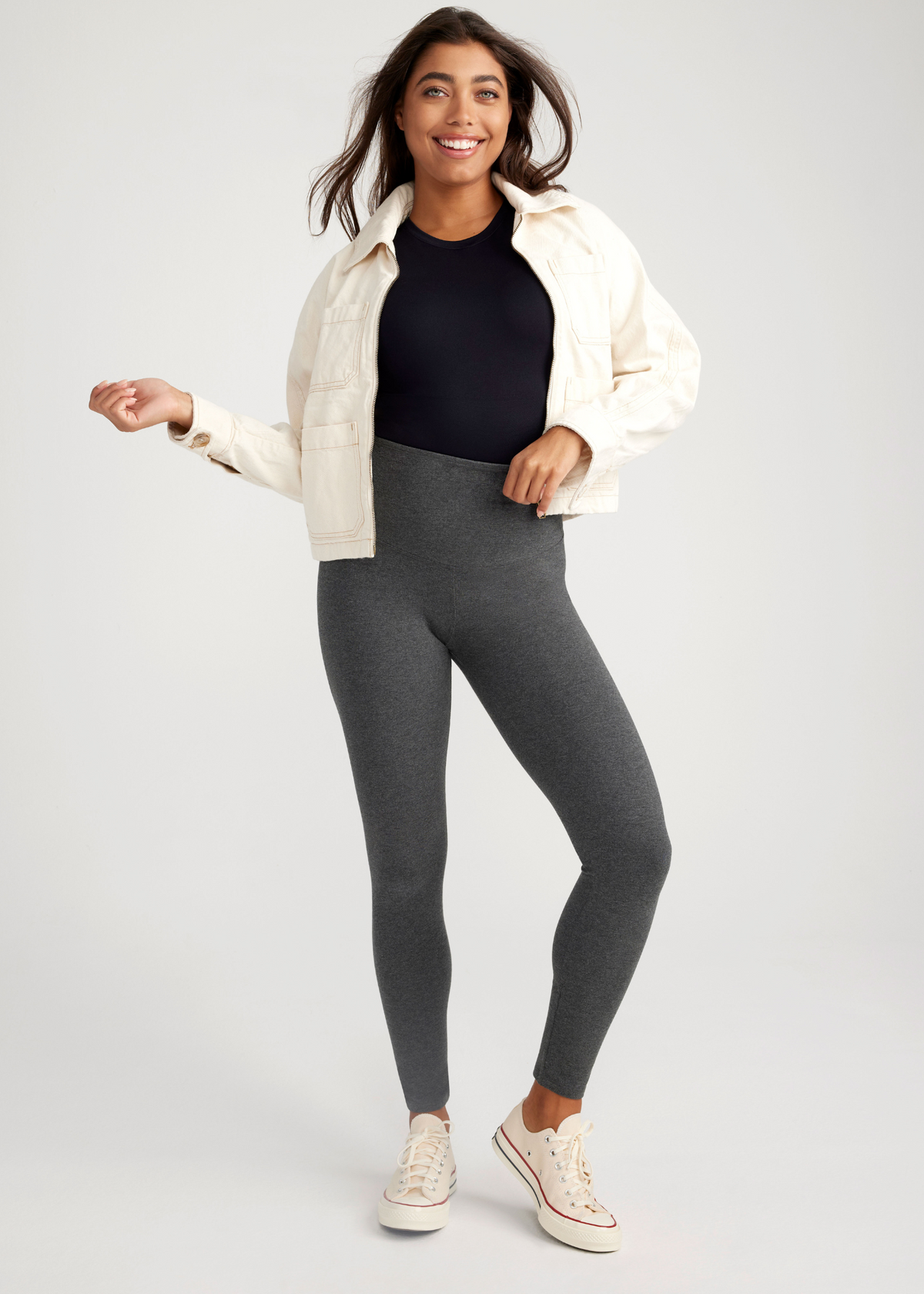 Rachel Shaping Legging - Cotton Stretch | Yummie