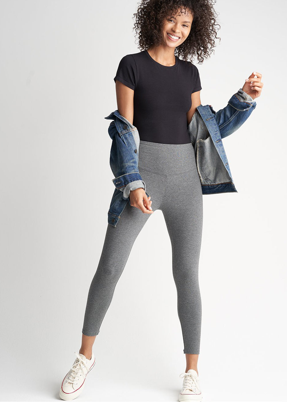 Rachel Shaping Legging - Cotton Stretch | Yummie