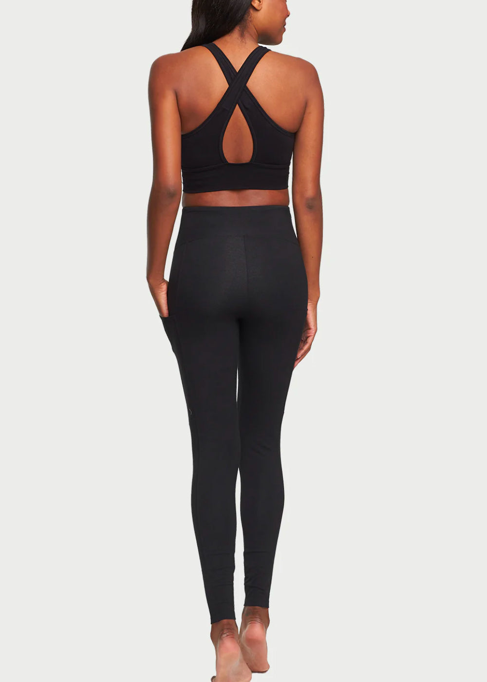 Rachel Cotton Stretch Shaping Legging with Pockets | yummie