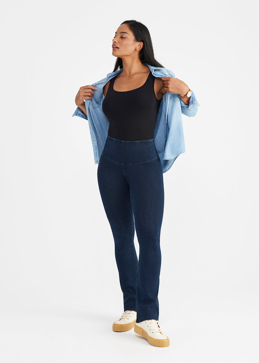 Black Comfortable Seamless Breathable Scoop Neck Shaping Tank Top – Yummie